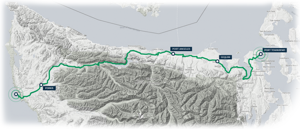 map - Olympic Discovery Trail